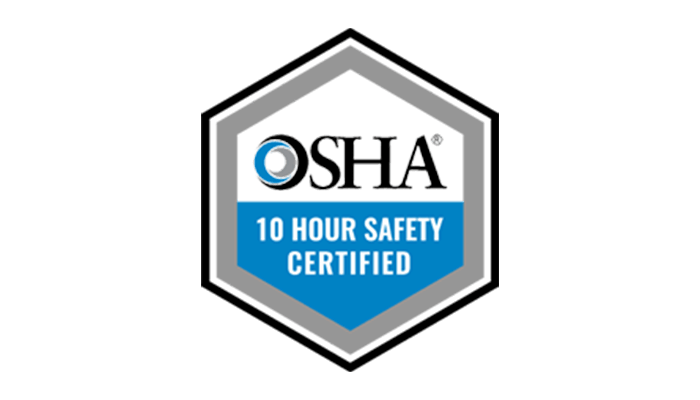 Osha 10 Logo OSHA 10 Certification